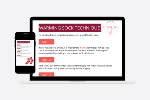 Warming Sock Technique – Annex Naturopathic Clinic